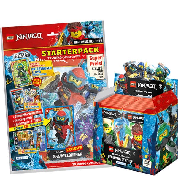 Lego Ninjago Serie 7 Trading Cards Starterpack Display Mit 50 Tüten