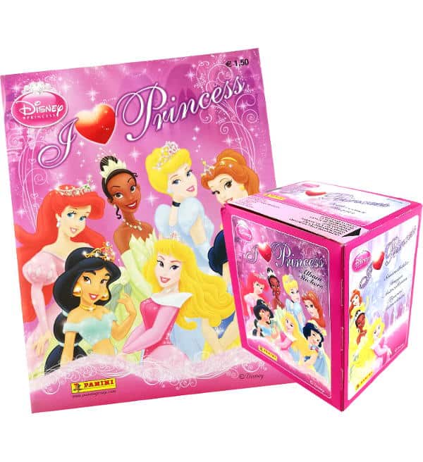 Panini Disney I Love Princess Sticker - Album + Display mit 50 Tüten ...