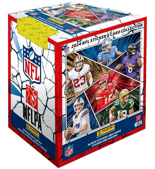 Panini NFL 2024 Sticker & Cards - 1 Display (=50 Tüten), Stickerpoint
