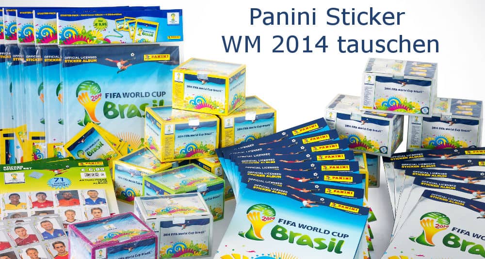 Panini Sticker WM 2014 tauschen - Tauschbörse | stickerpoint.ch