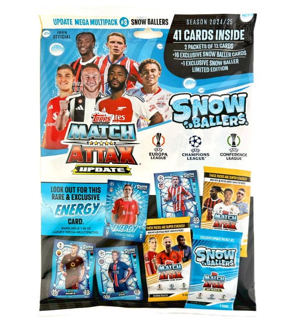 Topps UCC Champions League Match Attax 2024/25 - Update Multipack 3 - Snow Ballers, Stickerpoint
